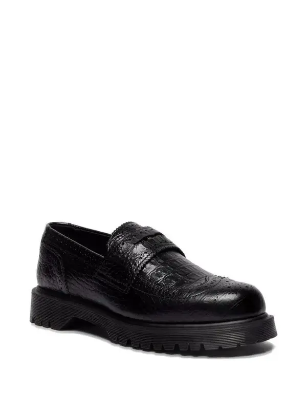 Dr. Martens Penton Loafer With Embossed Crocodile Effect