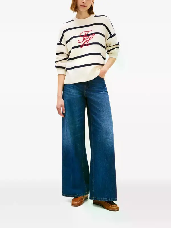Tommy Hilfiger Striped Pattern Sweater