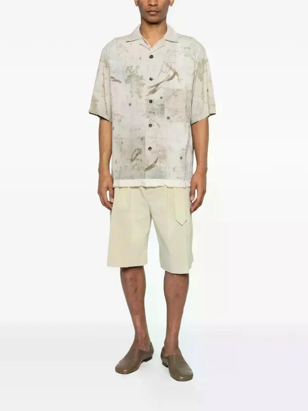 ZIGGY CHEN Buttoned Print Shirt