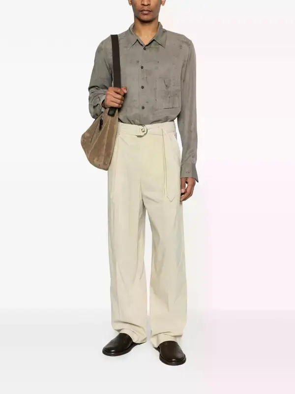 ZIGGY CHEN Pocket Print Shirt