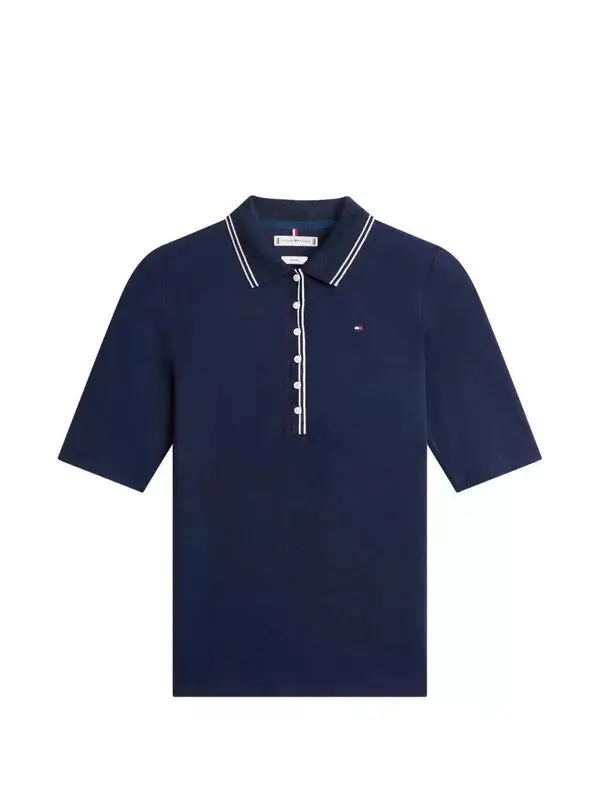 Tommy Hilfiger Button-placket Polo Top