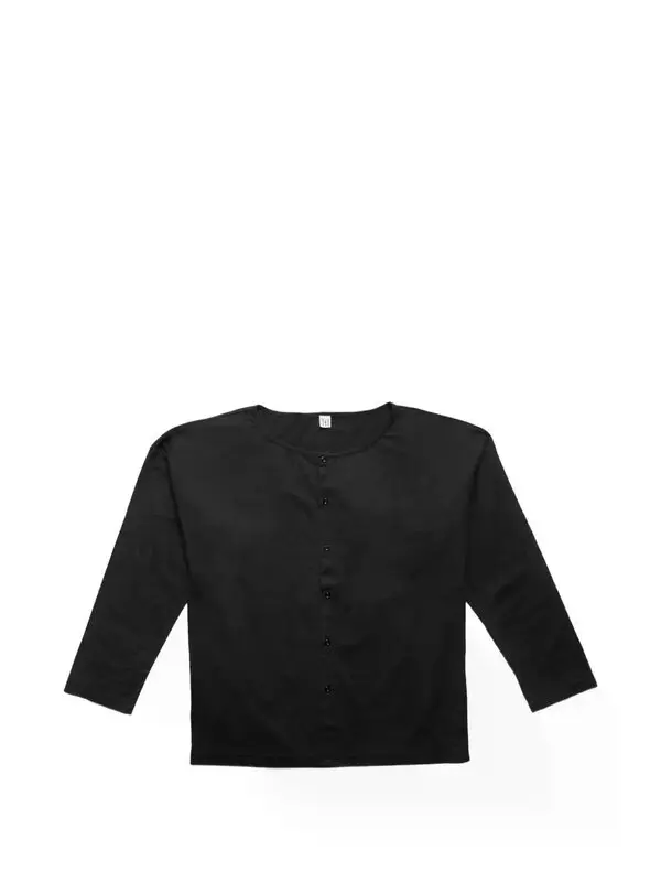 WINNIE N.Y.C Long-sleeved Buttoned T-shirt