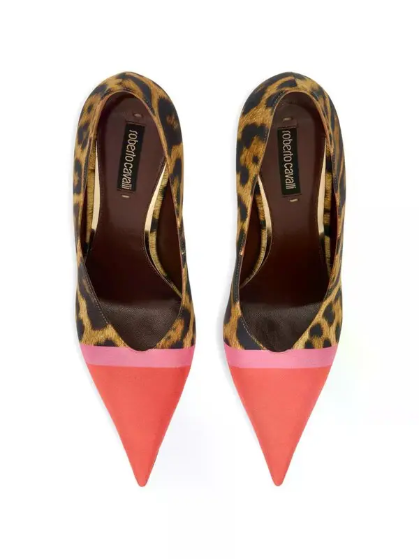 Roberto Cavalli Animal-print Pointed-toe Pumps