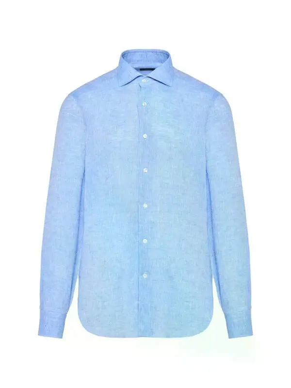 BARBA NAPOLI Buttoned Shirt - Blue