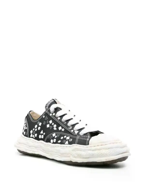 Mihara Yasuhiro Peterson 23 Embellished-canvas Sneakers