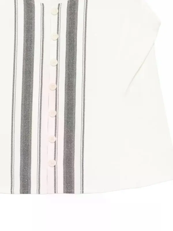 LOW CLASSIC Striped Button Top