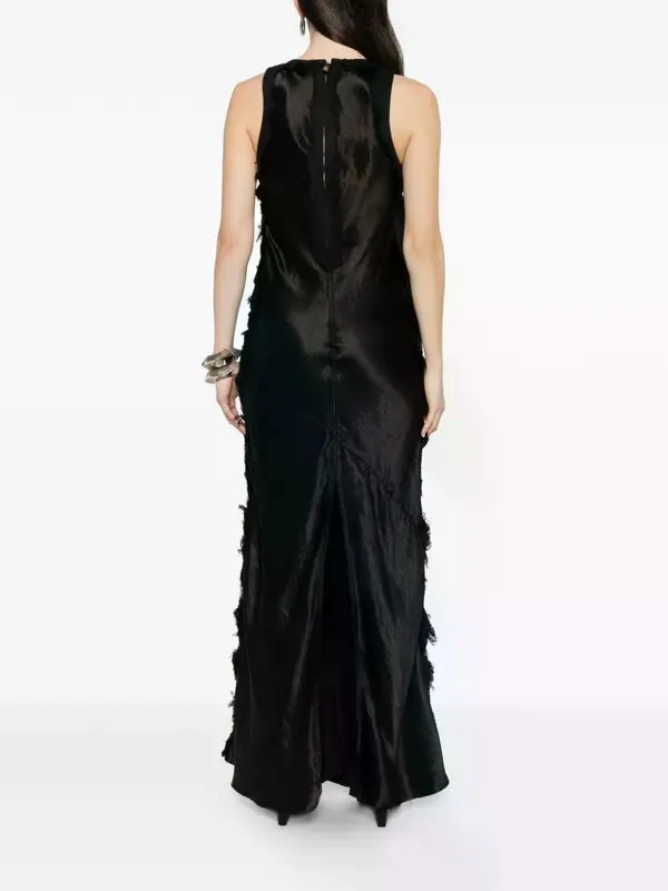 HAIKURE Frayed Midi Dress