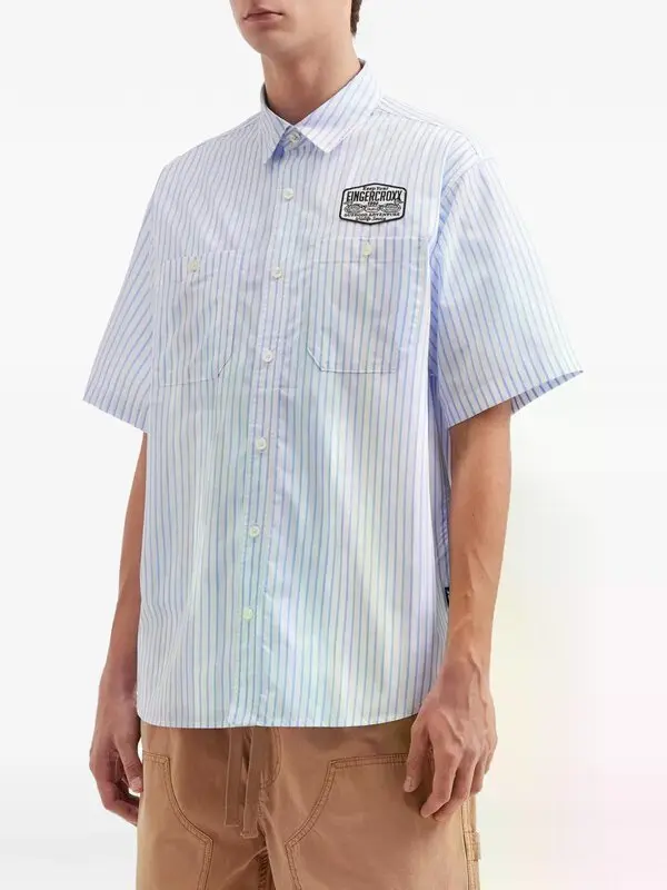 FINGERCROXX Striped Pocket Shirt