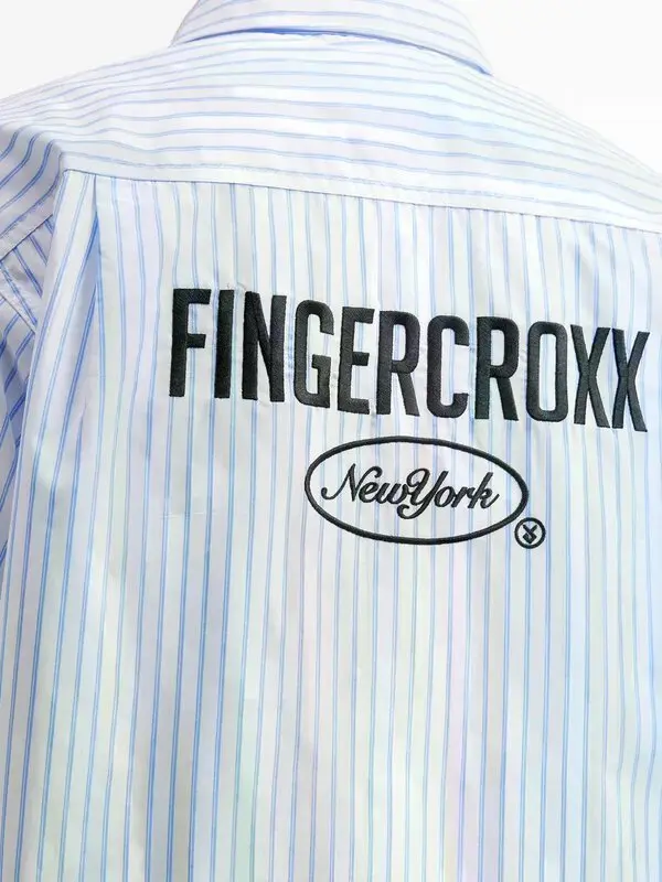 FINGERCROXX Striped Pocket Shirt