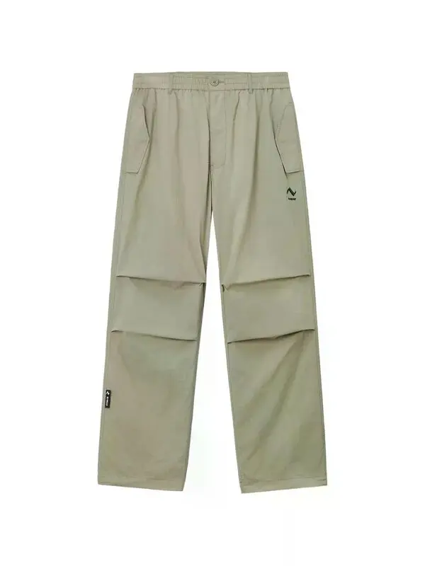 Izzue Logo-detail Trousers - Neutrals