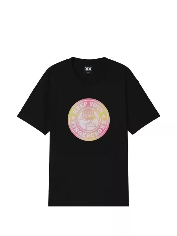 FINGERCROXX Printed T-shirt - Black