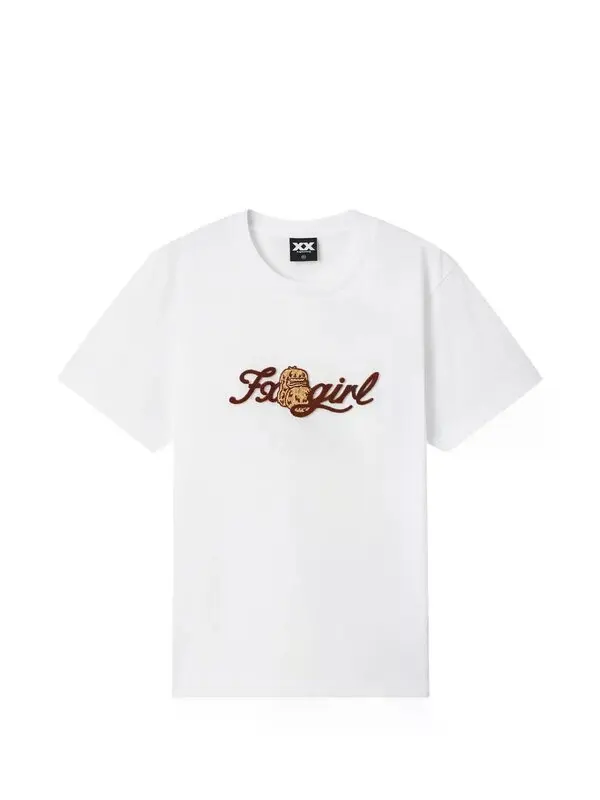 FINGERCROXX Embroidered T-shirt - White