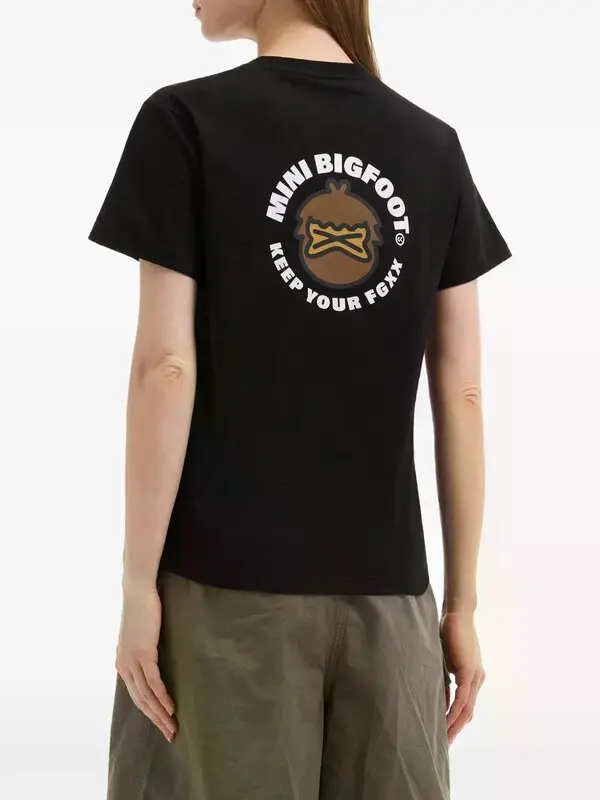FINGERCROXX Logo-print T-shirt - Black