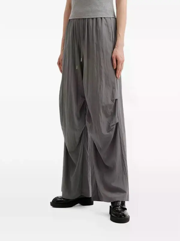 B+AB Drawstring-fastening Gathered Trousers - Grey