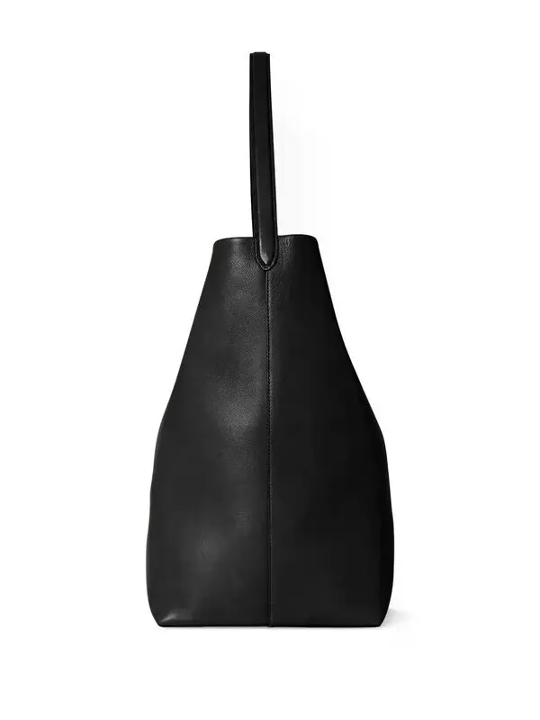 THE ROW Park Slouchy Leather Tote Bag - Black