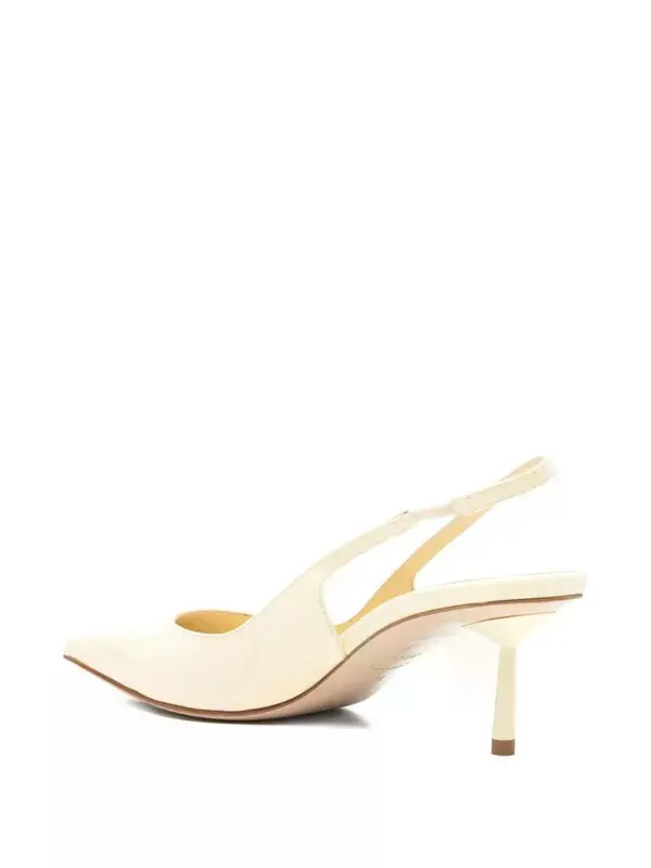 LE SILLA Bella Slingback Point-toe Pumps - Yellow