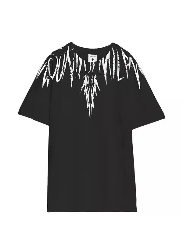 COUNTY OF MILAN Graphic-print T-shirt - Black