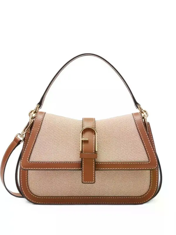 Furla Flow Top Handle Tote Bag - Neutrals