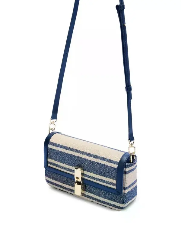Furla Iride Striped Crossbody Bag - Blue