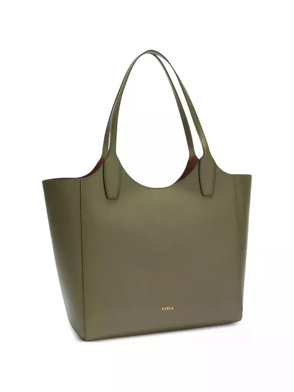 Furla Lea M Pocket Tote Bag - Green