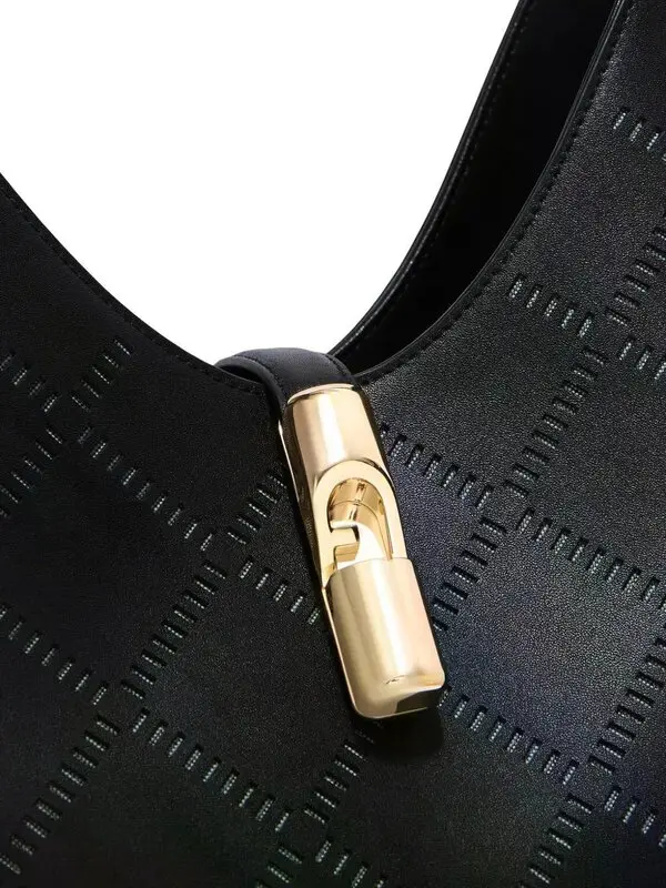 Furla Medium Goccia Shoulder Bag - Black