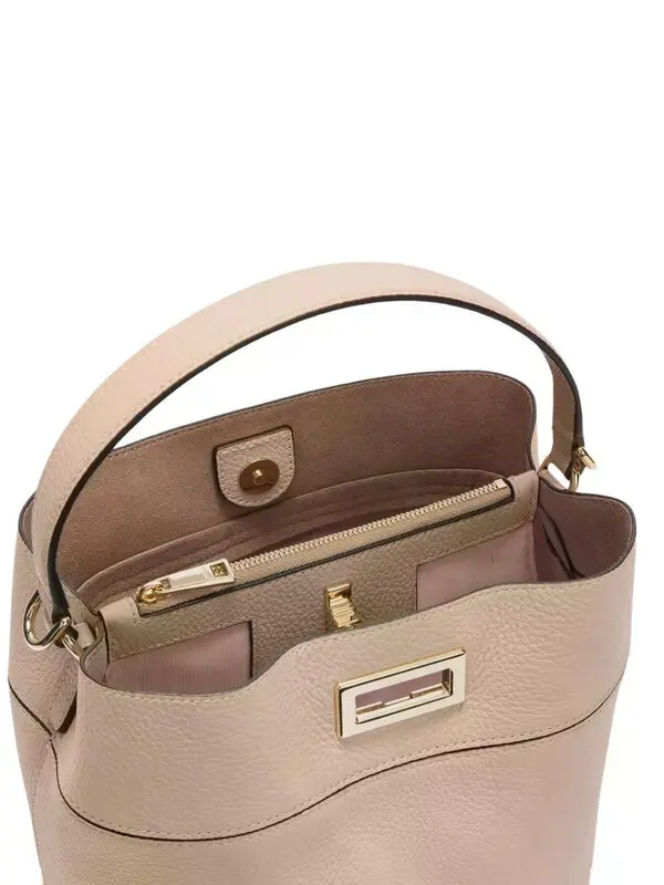 Furla Amelia S Turnlock Bucket Bag - Neutrals