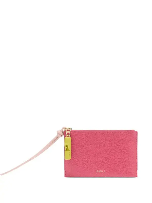 Furla Leather Envelope Clutch Bag - Pink