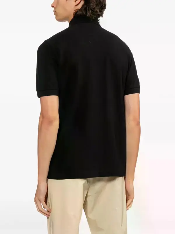 Fred Perry Logo-embroidered Polo Shirt - Black