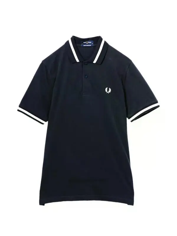 Fred Perry Logo-embroidered Polo Shirt - Blue