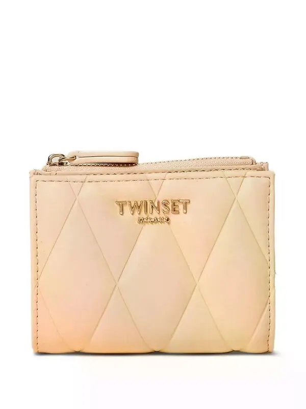 TWINSET Bi-fold Quilted Wallet - Pink
