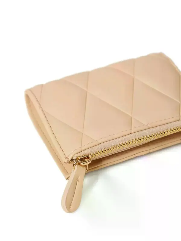 TWINSET Bi-fold Quilted Wallet - Pink