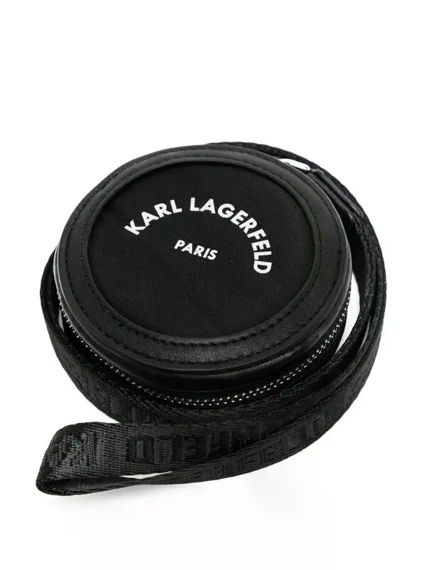 Karl Lagerfeld Logo-print Round Coin Purse
