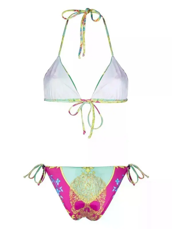 Philipp Plein Baroque-print Bikini