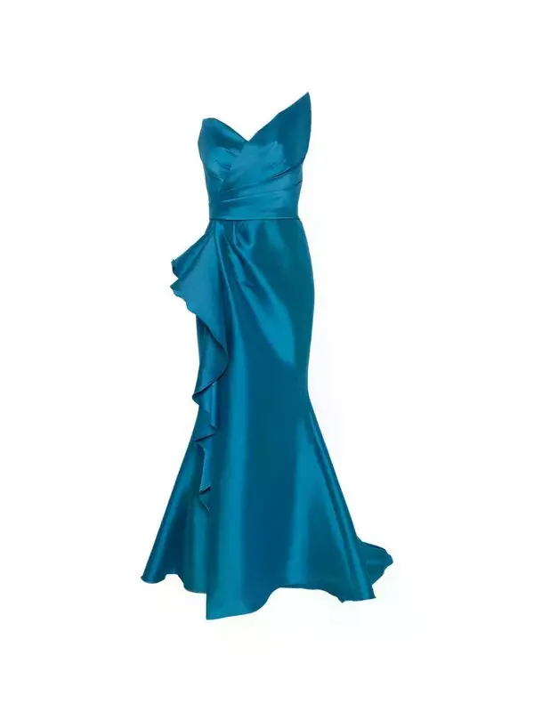 MARFIL BARCELONA Strapless Maxi Dress