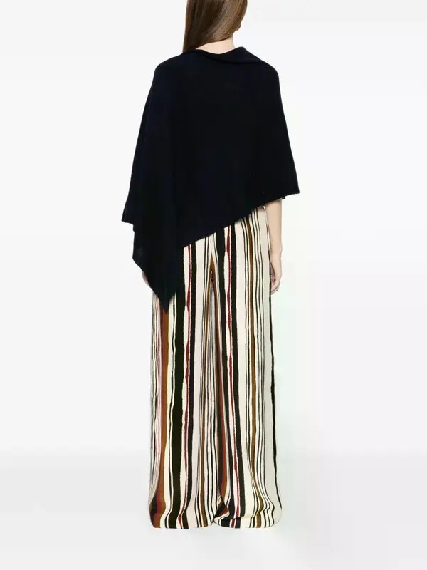 BEYOU Draped Poncho - Blue