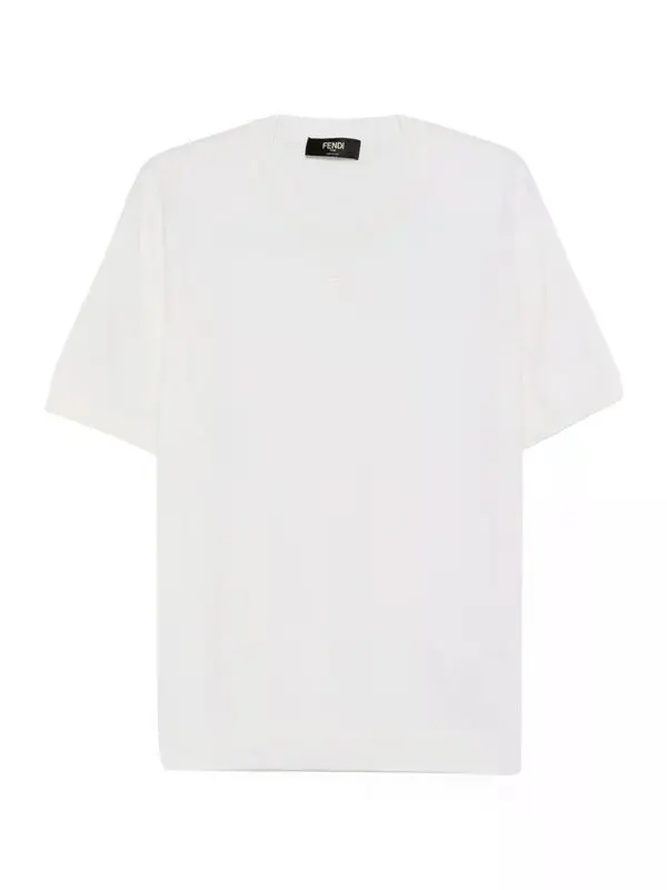 Fendi Embroidered-logo T-shirt
