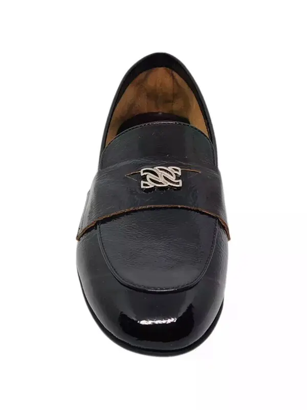 Casadei Logo-plaque Strap Loafers
