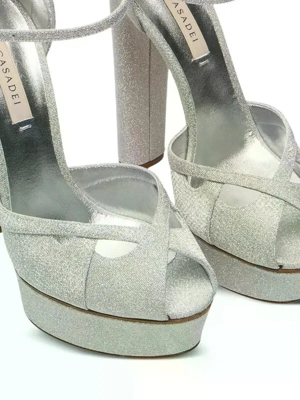 Casadei Flora Solar Eclipse Platform Sandals