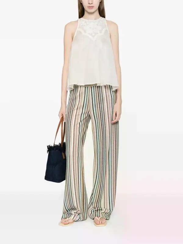 TWINSET Sleeveless Blouse With Lace Detailing