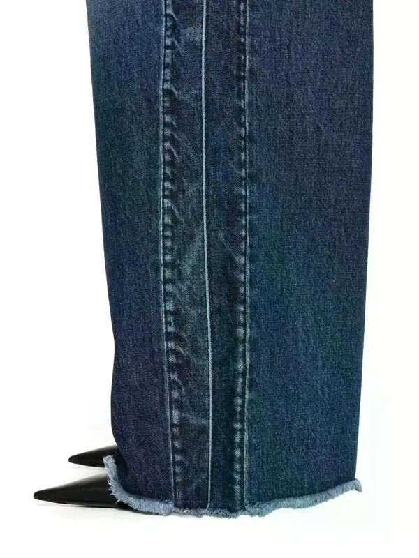 Stella McCartney Paneled Frayed Jeans