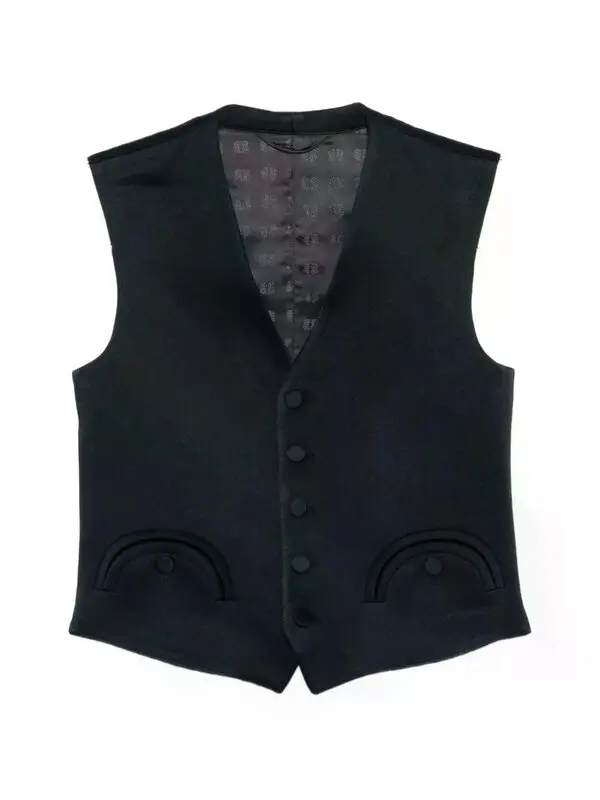BLAZÉ MILANO Buttoned Waistcoat - Blue