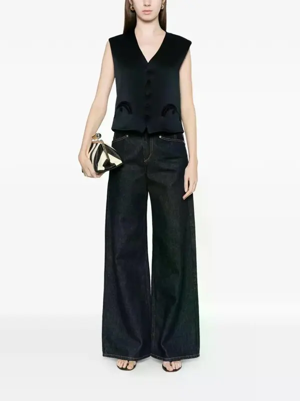 BLAZÉ MILANO Buttoned Waistcoat - Blue