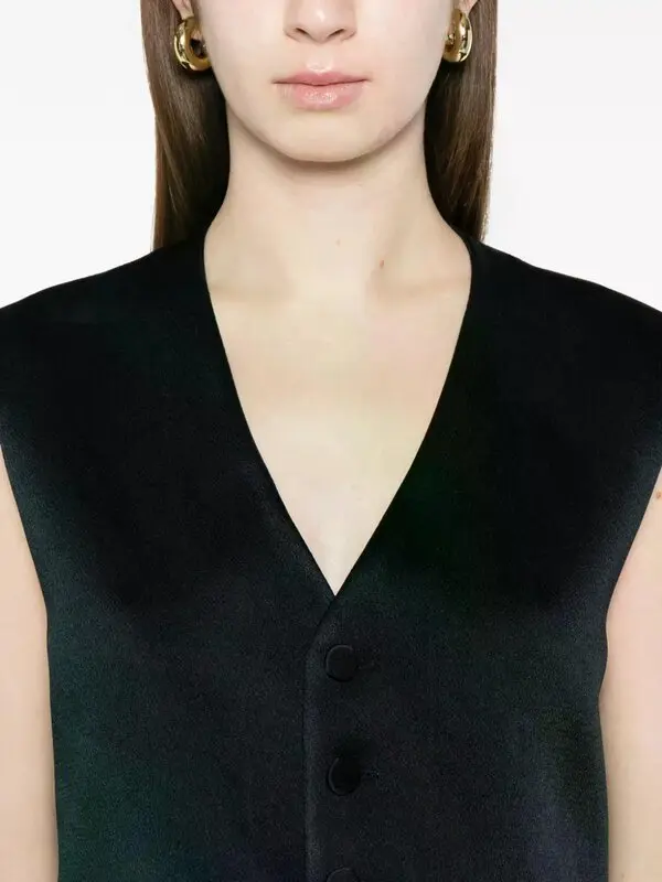 BLAZÉ MILANO Buttoned Waistcoat - Blue