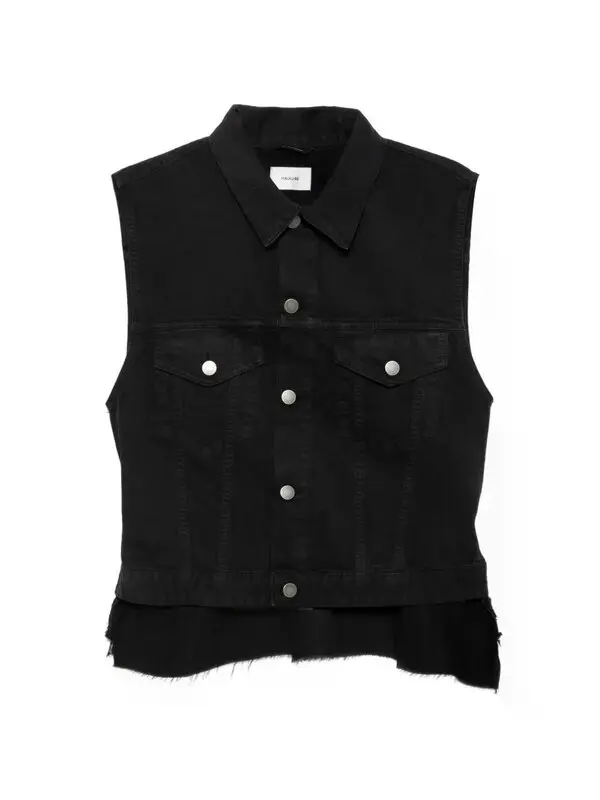 HAIKURE Ryder Frayed Denim Gilet