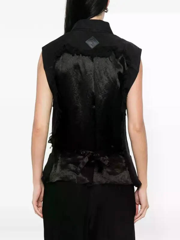 HAIKURE Ryder Frayed Denim Gilet