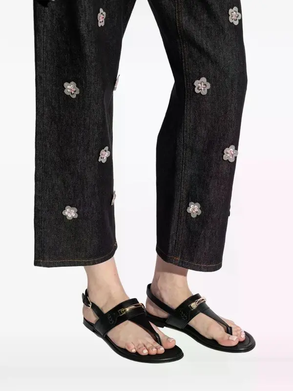 Furla Leather Strap Sandals