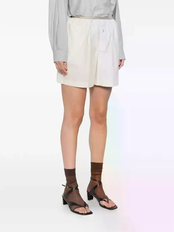 LEMAIRE Button-embellishment Shorts - Neutrals