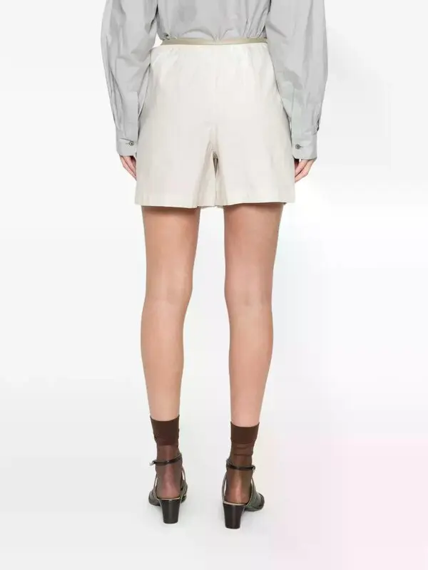 LEMAIRE Button-embellishment Shorts - Neutrals