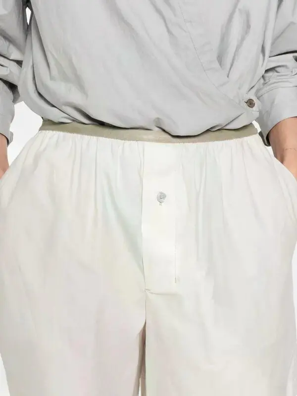 LEMAIRE Button-embellishment Shorts - Neutrals