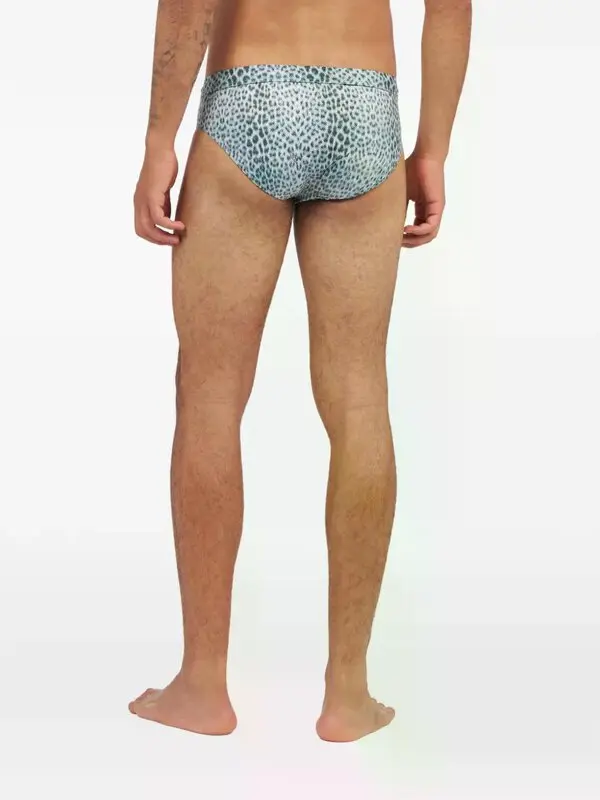 Roberto Cavalli Animal-print Swim Trunks
